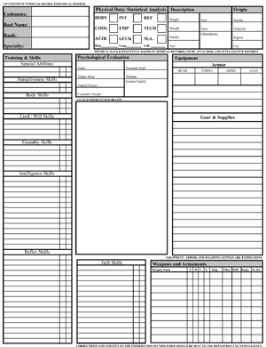 The Spondee Cyberpunk Resource